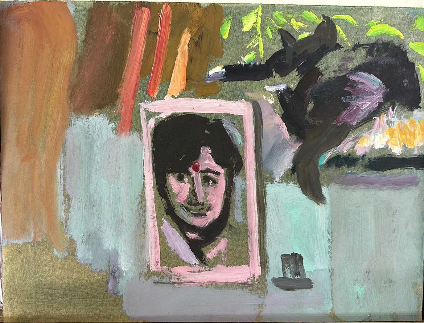 Lot 87 - Derek Inwood (1925-2012). oil on board, still