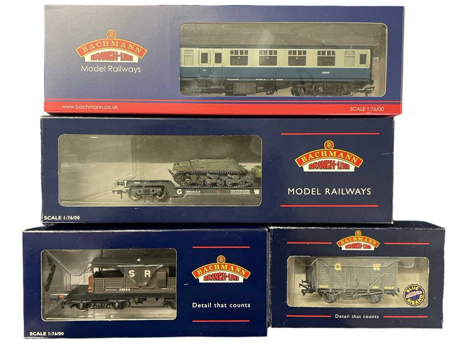 Lot 12 - 4 x boxed Bachmann 00 gauge rolling stock