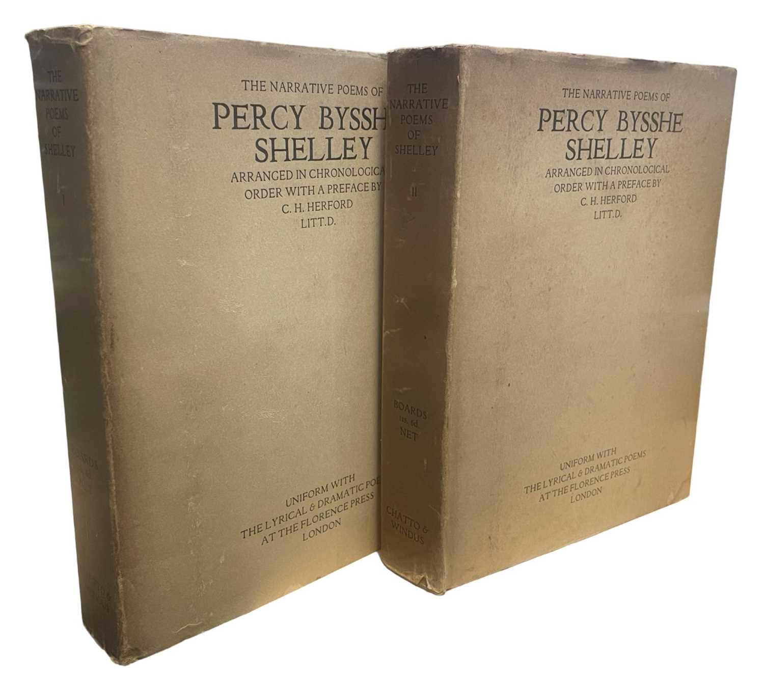 Lot 671 - THE NARRATIVE POEMS OF PERCY BYSSHE SHELLEY,