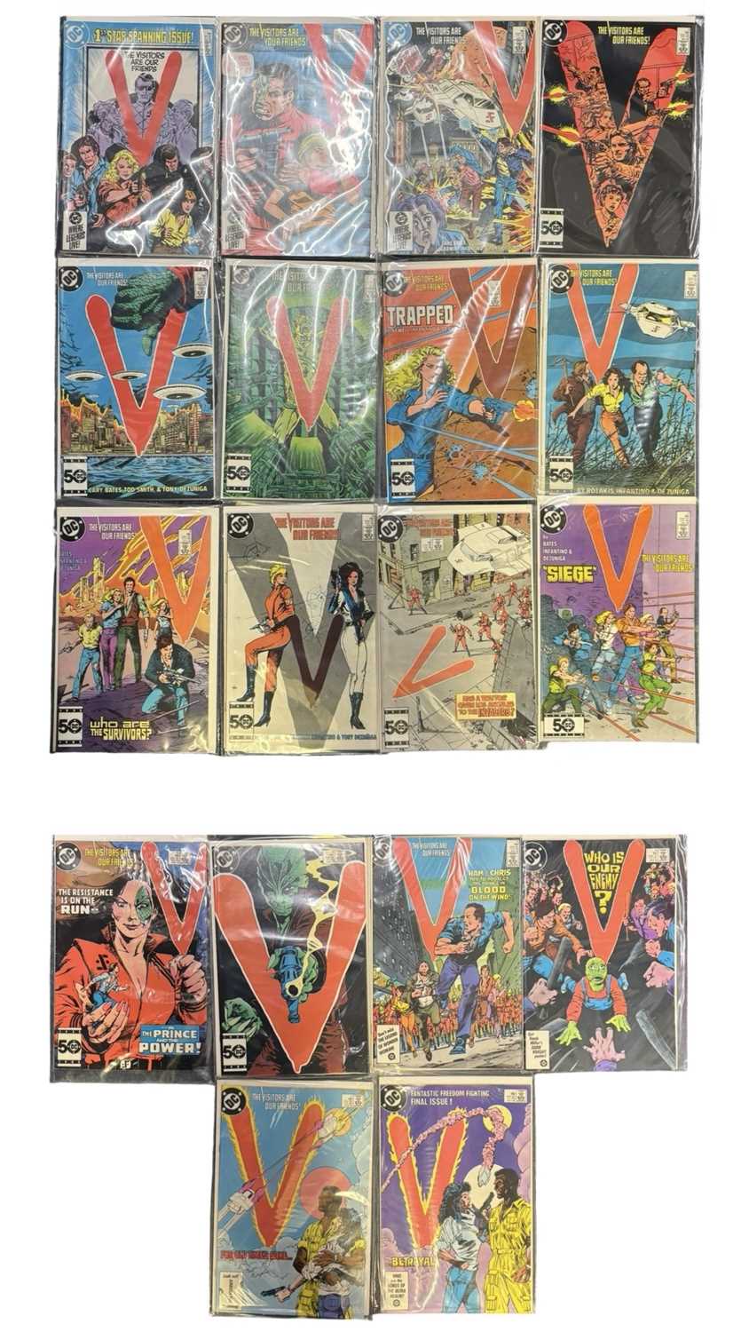 Lot 42 - 'V' COMIC BOOKS [DC], #1 - 18 (1985)