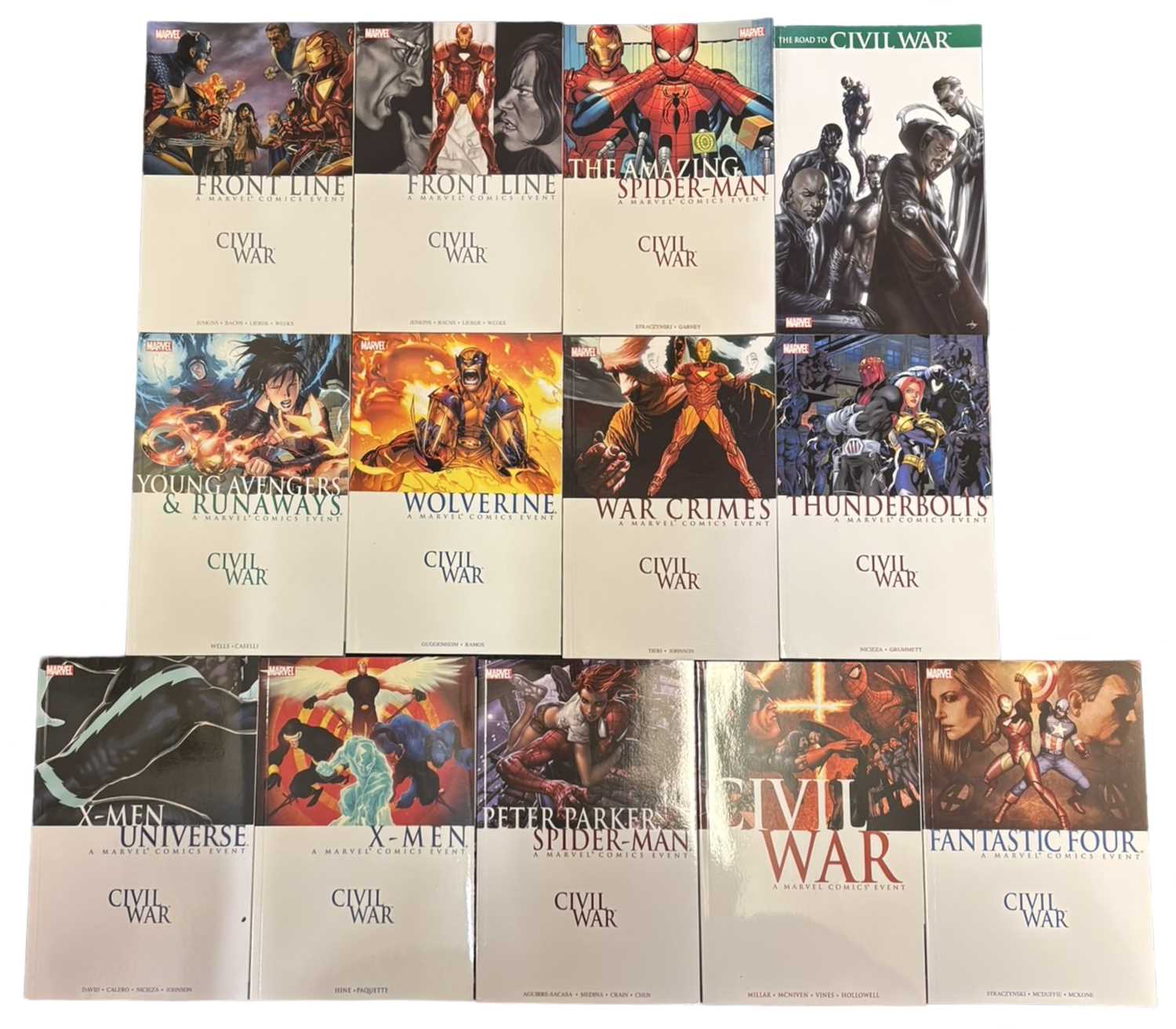 Lot 93 - MARVEL: CIVIL WAR GRAPHIC NOVELS: Front Line;