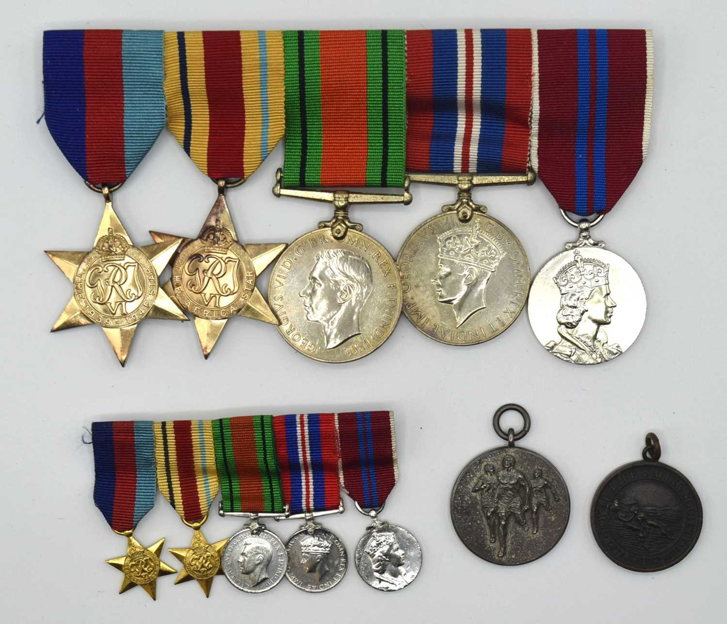 Lot 19 - Second World War medal group of 5 medals and