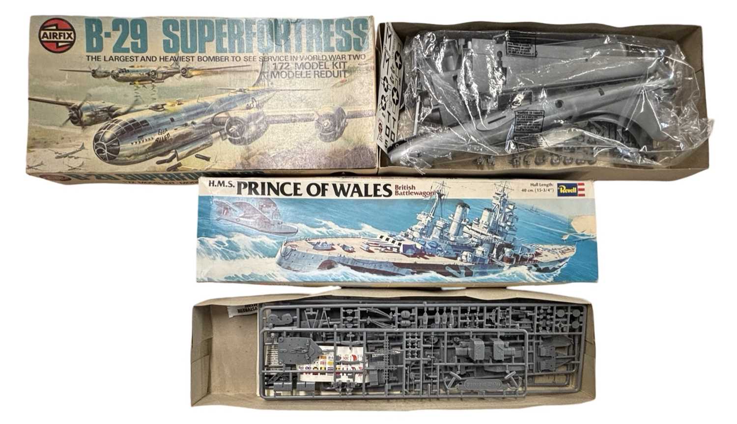 Lot 170 - A pair of boxed Airfix building kits