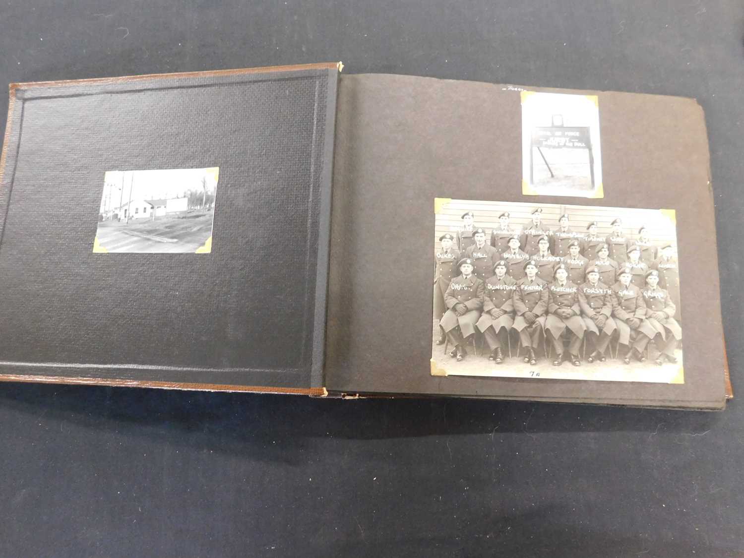 Lot 345 - Photo album, RAF/Royal Canadian Air Force