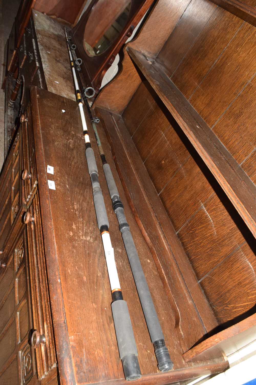 Lot 324 - Two modern fishing rods including 2 part