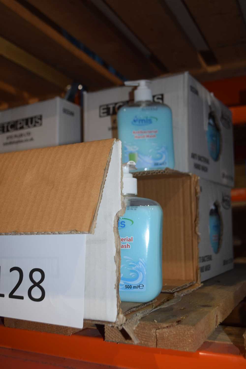 Lot 128 - Two full boxes of Anti-Bacterial Hand Wash