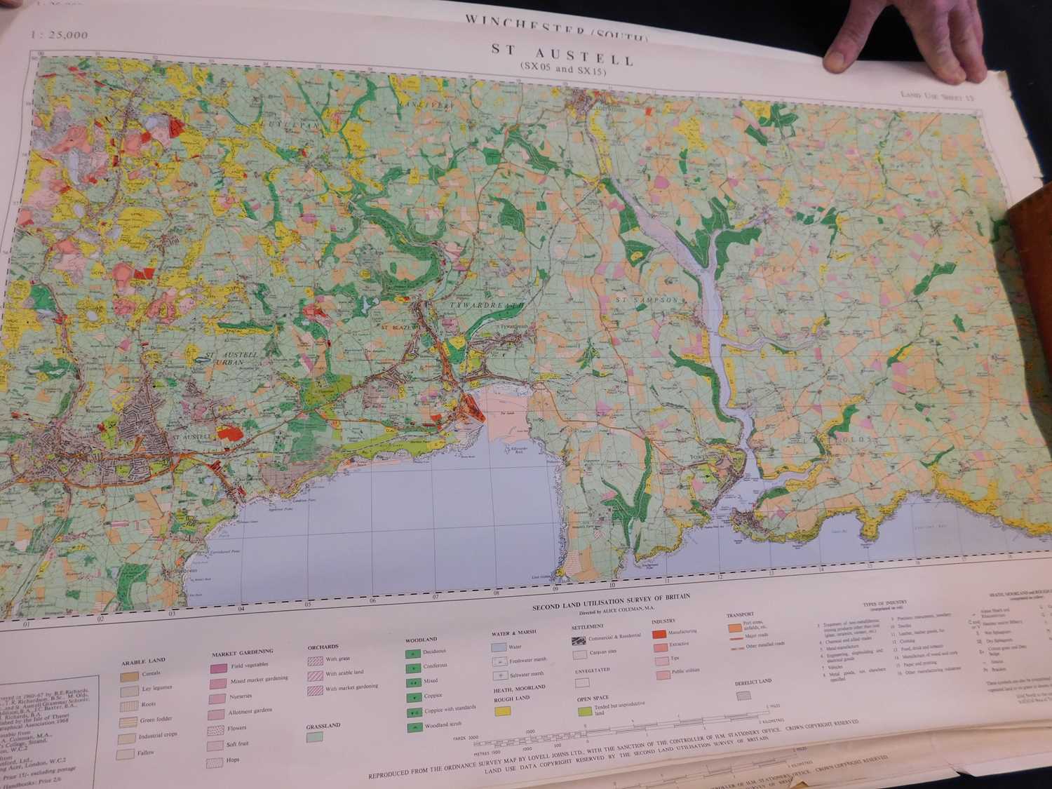 Lot 477 - Land Utilisation Sheet Maps - 12 different